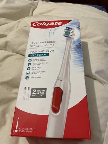 Colgate ProClinical 250R Deep Clean Electric Toothbrush - White Acc539 ...