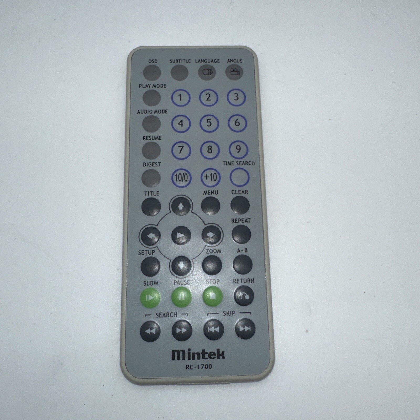 Mintek RC-1700 DCD Player Remote Control (MDP-1760, 1815, 1825) | eBay