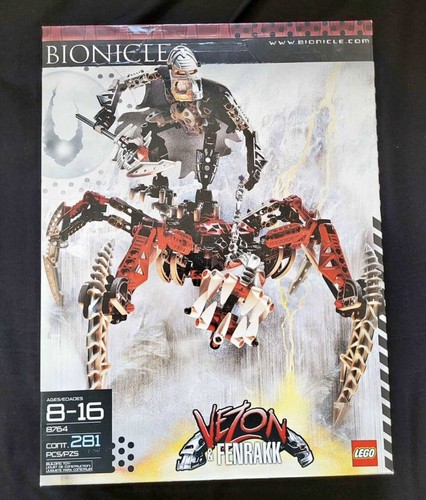 LEGO Bionicle 8764 Vezon & Fenrakk New Sealed | eBay