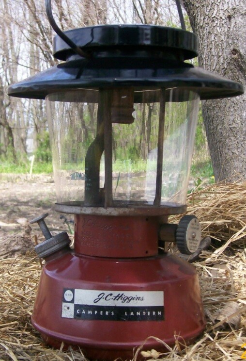 TWO (2) NEW SEARS J.C. HIGGINS REPLACEMENT STICKER LABEL DECAL LANTERN ...