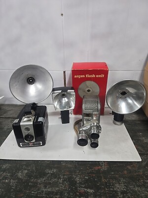 Vintage Keystone K-27 Capri Triple Turret, Camera Lot, Flash Lot. | eBay