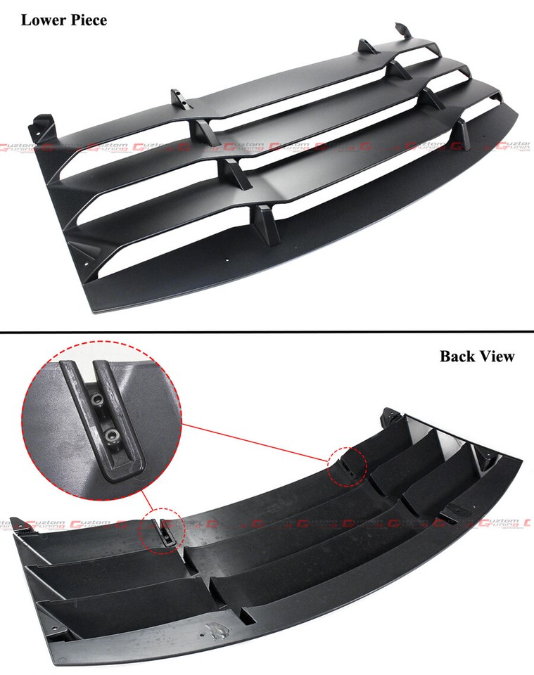 For 11-23 Charger R/T SRT Hellcat 2pc Style Rear Window Windshield ...