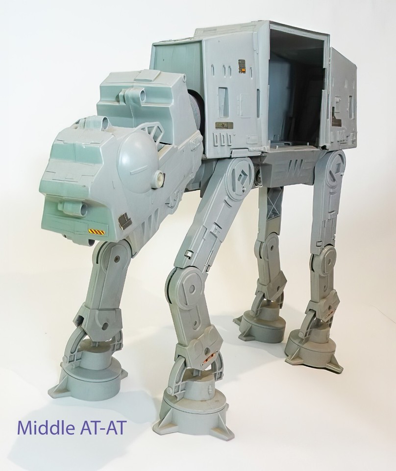 Star Wars💥3 Imperial AT-AT Walkers - Scout Walker💥ESB Kenner Toys 1980 ...