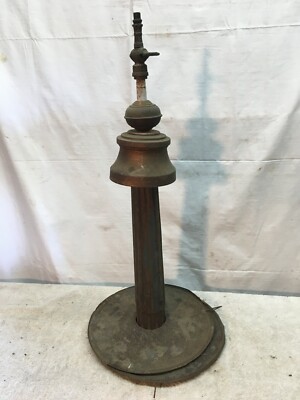 Antique Cone Gas Light Fixture Brass Cone With Gas Valve 22in Tall Art ...