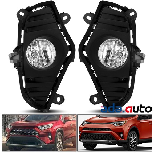For 2019 2020 Toyota RAV4 Rav 4 Front Spot Bumper Fog Lights Lamp Wires ...