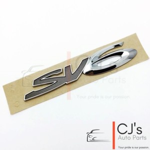 Holden Badge VE VF Commodore Wagon Ute Sedan SV6 Boot Badge Genuine | eBay