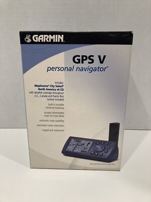 Garmin GPS V 12-Channel Automotive Portable Handheld Personal Navigator ...