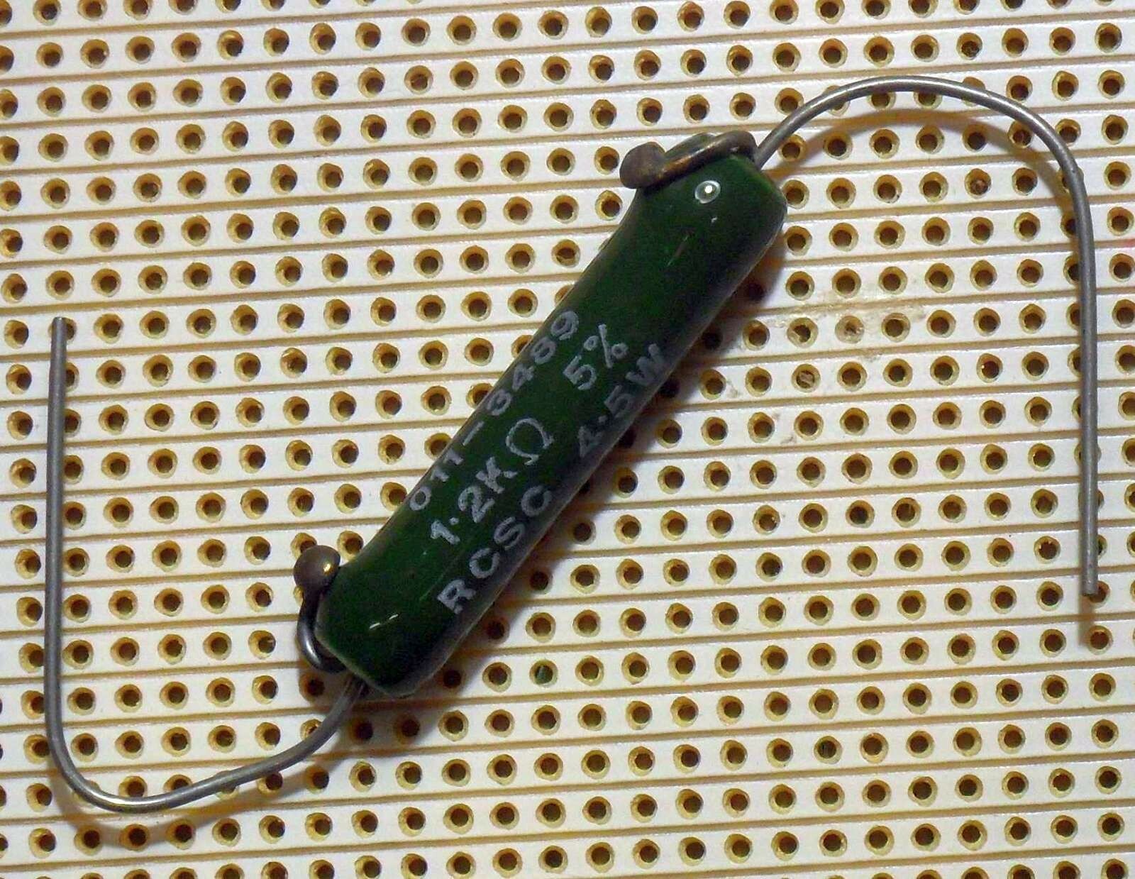 1.2K Ohm 4.5W Welwyn 5905-99 AW3111 Wirewound Power Resistor 5% Vintage ...