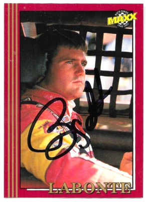 Bobby Labonte signed 1992 MAXX trading card #44 NASCAR HOF auto | eBay