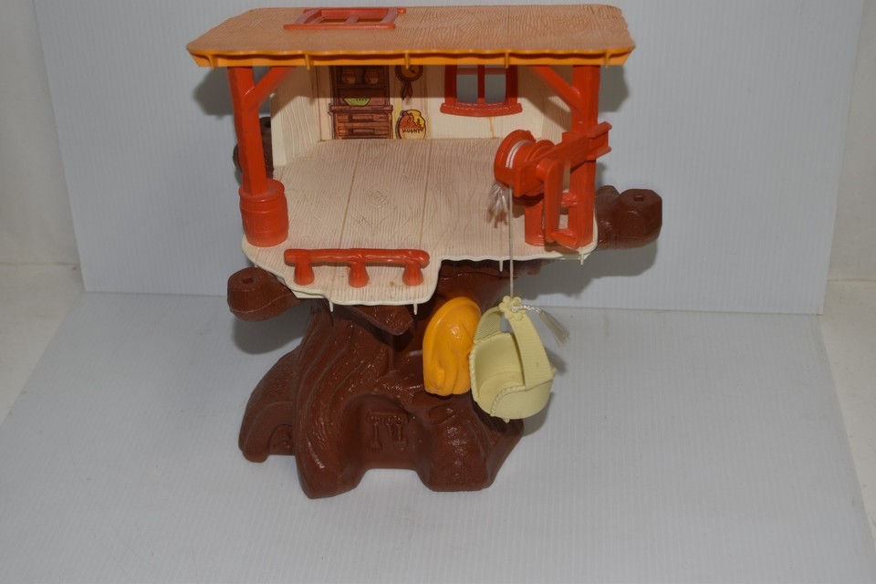 Weebles Wobble Hunny Treehouse Winnie The Pooh Hasbro Rare HTF Vtg 1974 ...