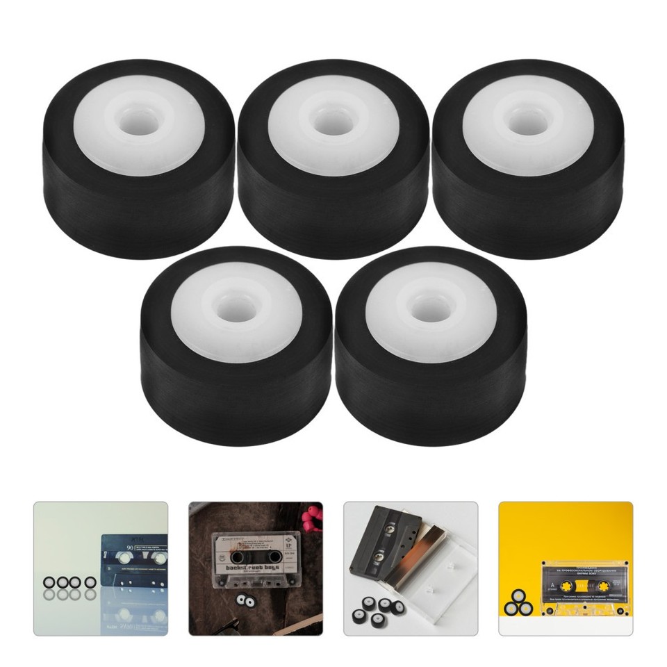 5 Pcs Roller Wheel Recorder Drive Pinch Repair for Tape Deck Radio | eBay