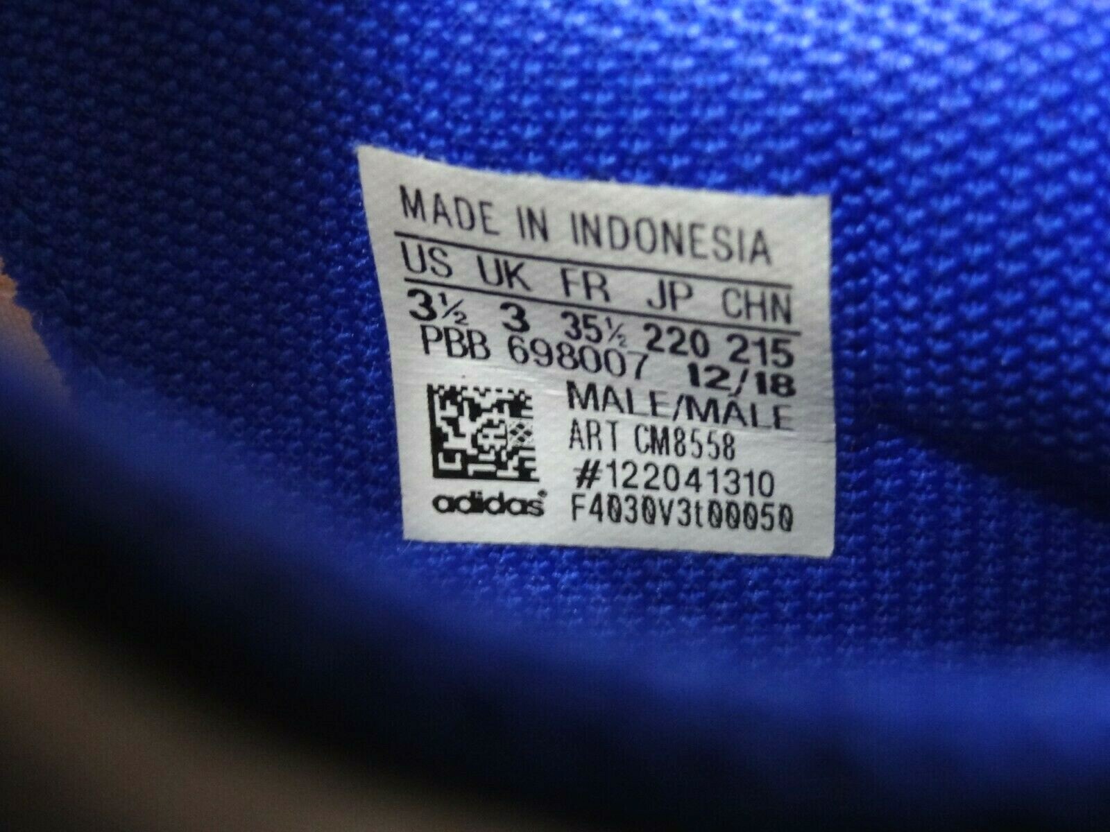 Adidas Predator Women's White and Blue Running Shoes Size 3.5 UK 3 PBB ...