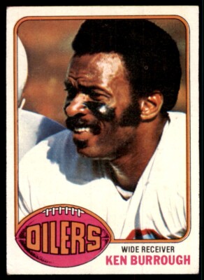 1976 Topps Ken Burrough Football Card Houston Oilers #505 | eBay