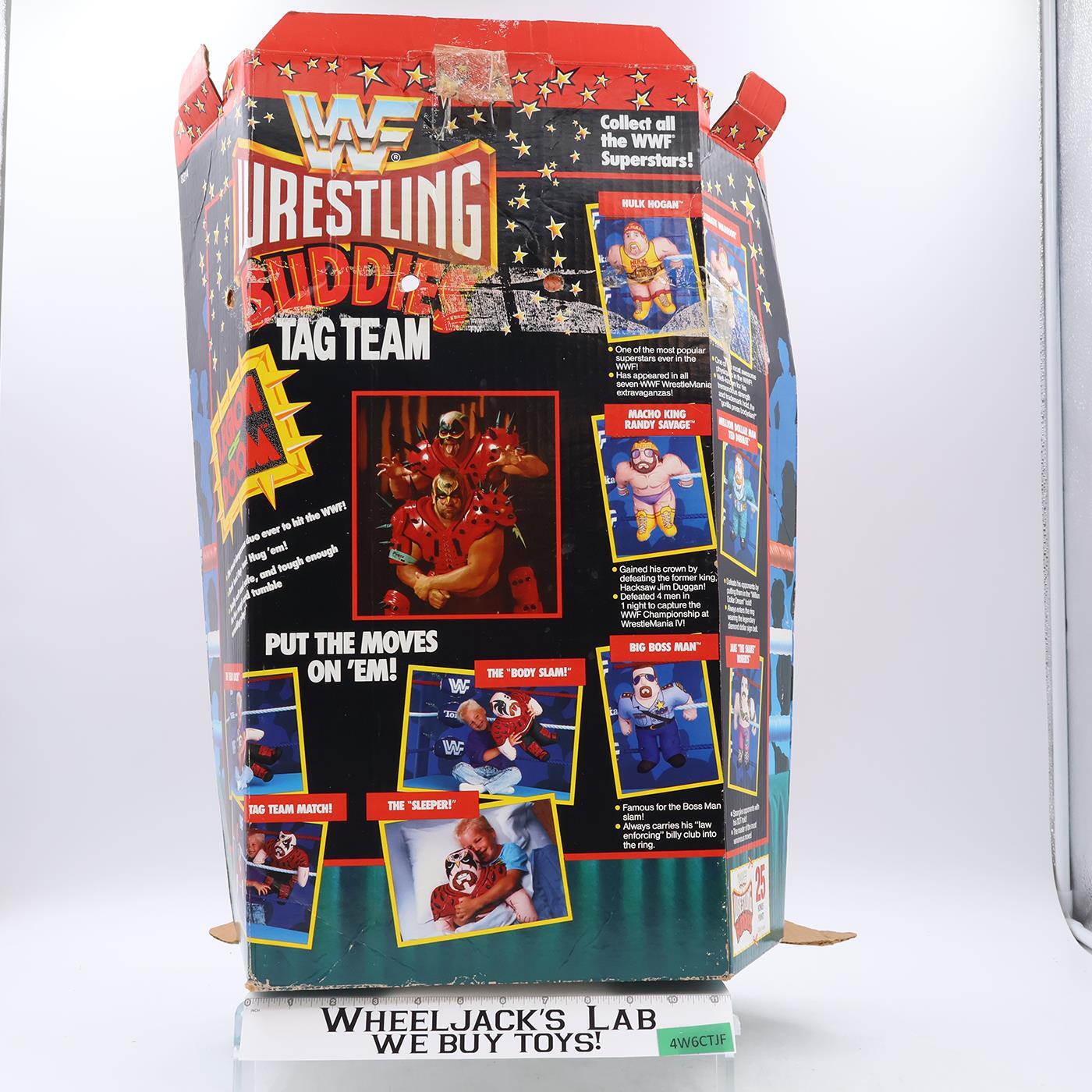 Hawk & Animal Tag Team Wrestling Buddies WWF WWE Wrestling 1990 Tonka ...