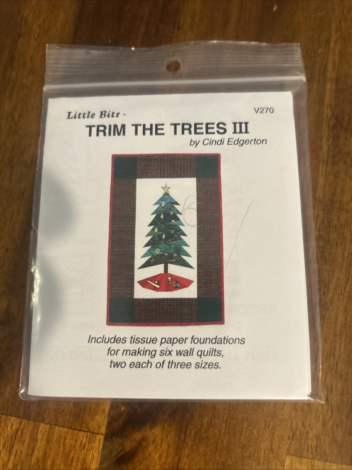 Trim The Trees 3 Quilt Pattern Christmas Little Bits V270 | eBay