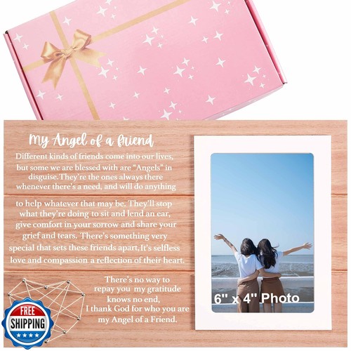 Best Friend Poem Frame -Angel Friendship Poem Sign-Best Friend Birthday ...