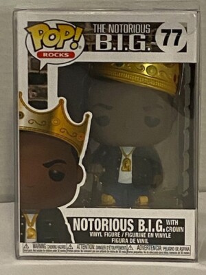 NEW Funko Pop! Rocks - Notorious B.I.G. with Crown Vinyl Figure #77 w ...
