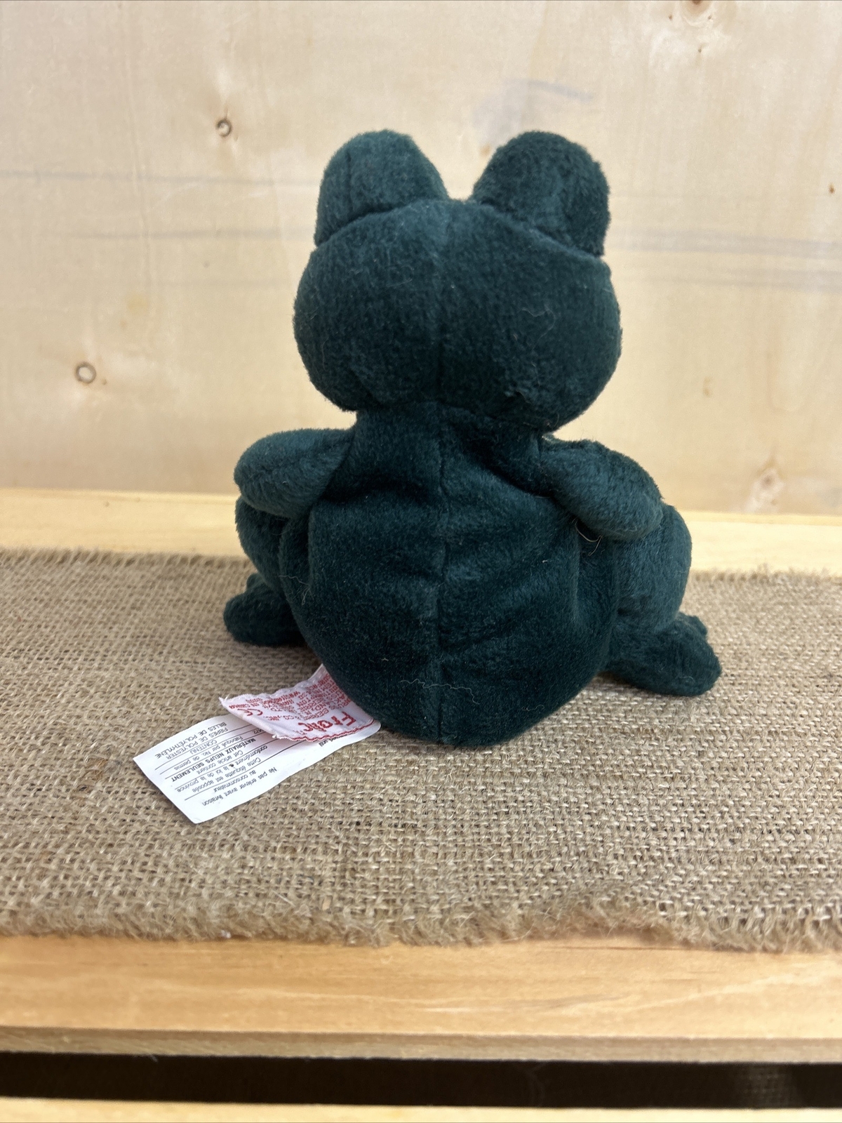 Russ Berrie & Co Frolic Green Stuffed Frog Holding a Flower 6" Plush ...