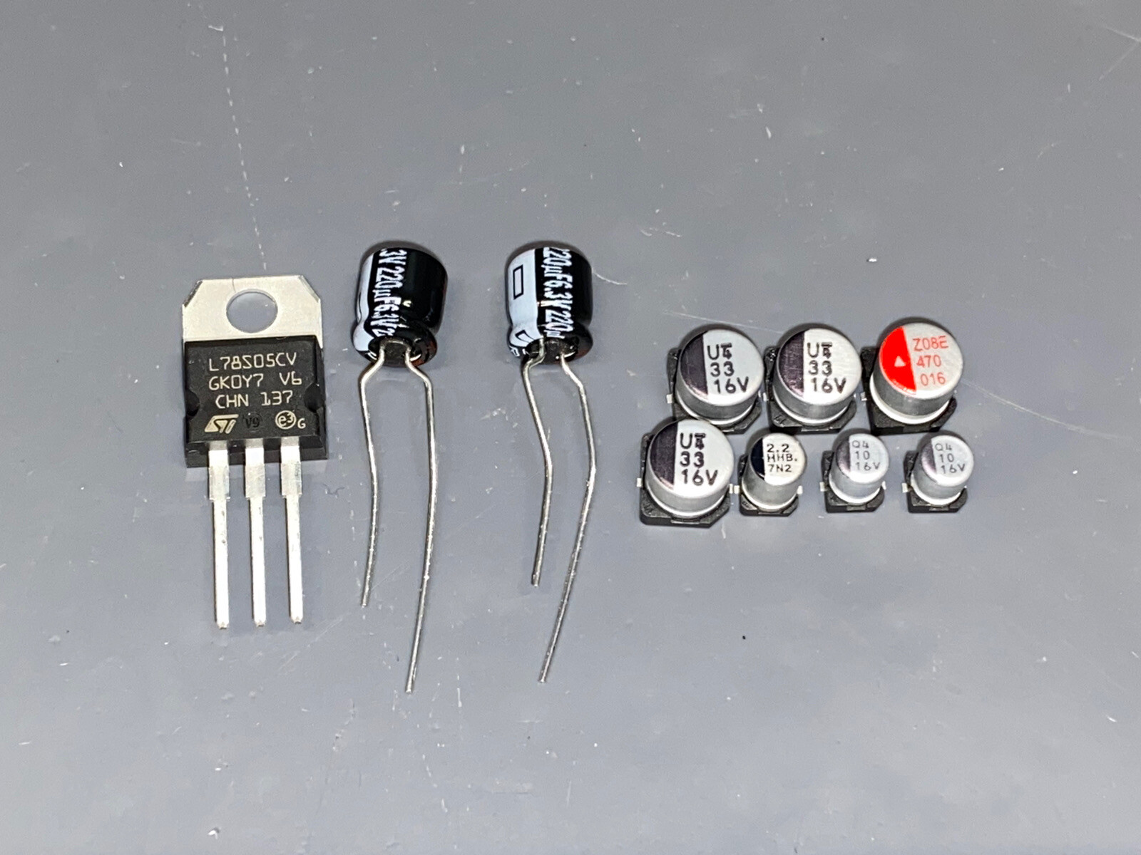 SNES 1 Chip Capacitor Kit & Voltage Regulator Super Nintendo | eBay