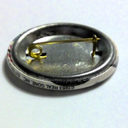 Authentic GO GO'S BELINDA CARLISLE Pinback 1983 Vintage Band Pin Button ...