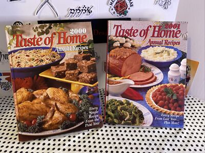Taste of Home Annual Recipes Cookbooks 2000 2001 2002 2003 4 Cook Book ...