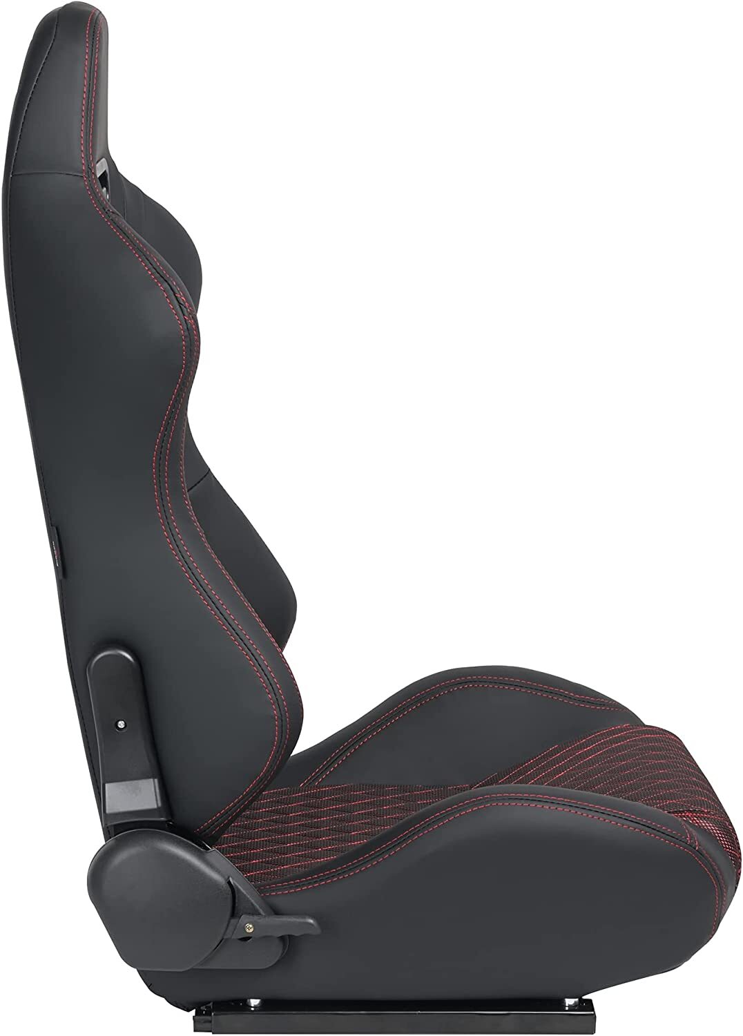 Universal Car Racing Seats PU Leather Car Sports Bucket Seats | Black ...