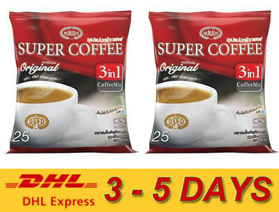 2 x Super Coffee Original 3 In 1 Instant Coffee Mix Aroma Coffee Powder ...