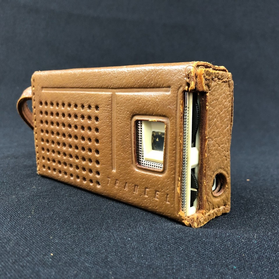 Trancel Six Transistor Radio Model T-11 with Leather Case VTG Japan ...