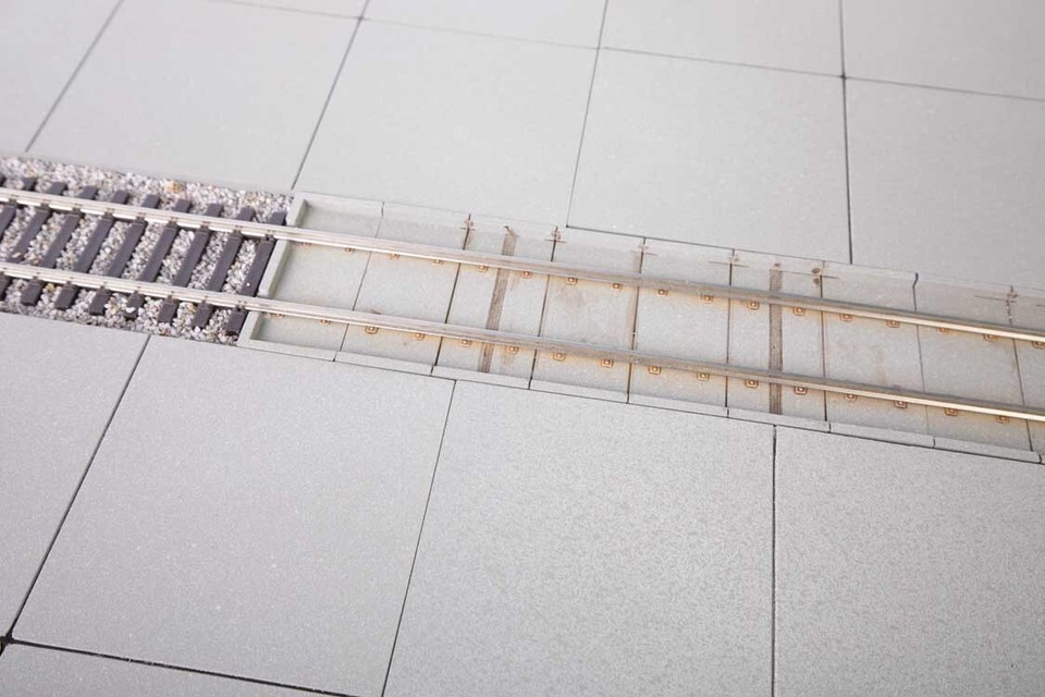 HO Scale Walthers Cornerstone 933-4186 Transload Facility Pavement Kit ...