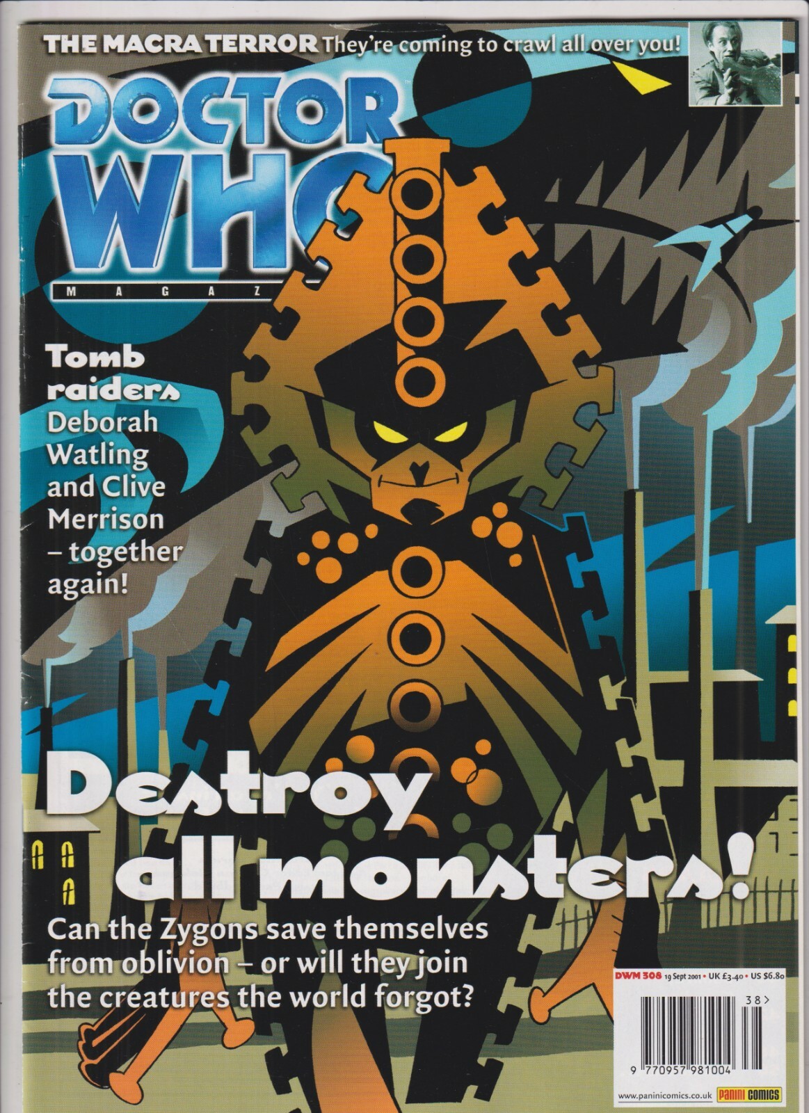 Doctor Who Mag Deborah Watling Clive Merrison September 19, 2001 ...