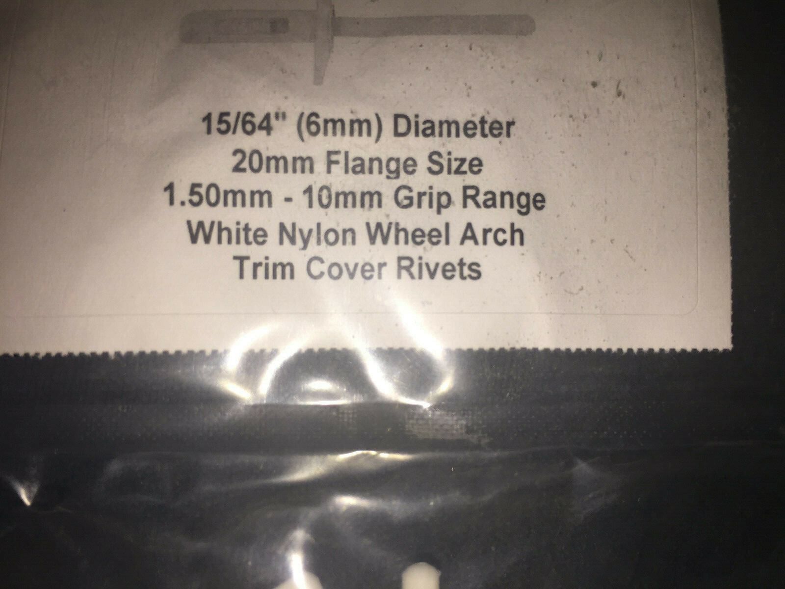 BMW X5WheelWell Bumper Mudguard Rivet White 07147391324 USA ship 25pc ...