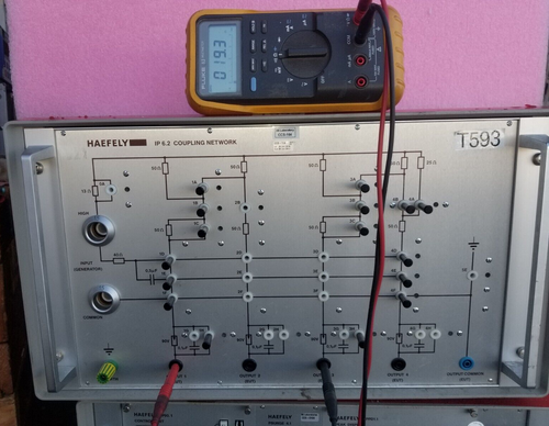 Surge Generator Coupling Network Haefely IP6.2 for IEC, FCC, FTZ, ITU ...