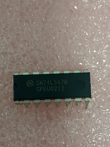 ON Semiconductor SN74LS47N 1820-1602 IC Decoder/Demultiplexer TTL/LS ...