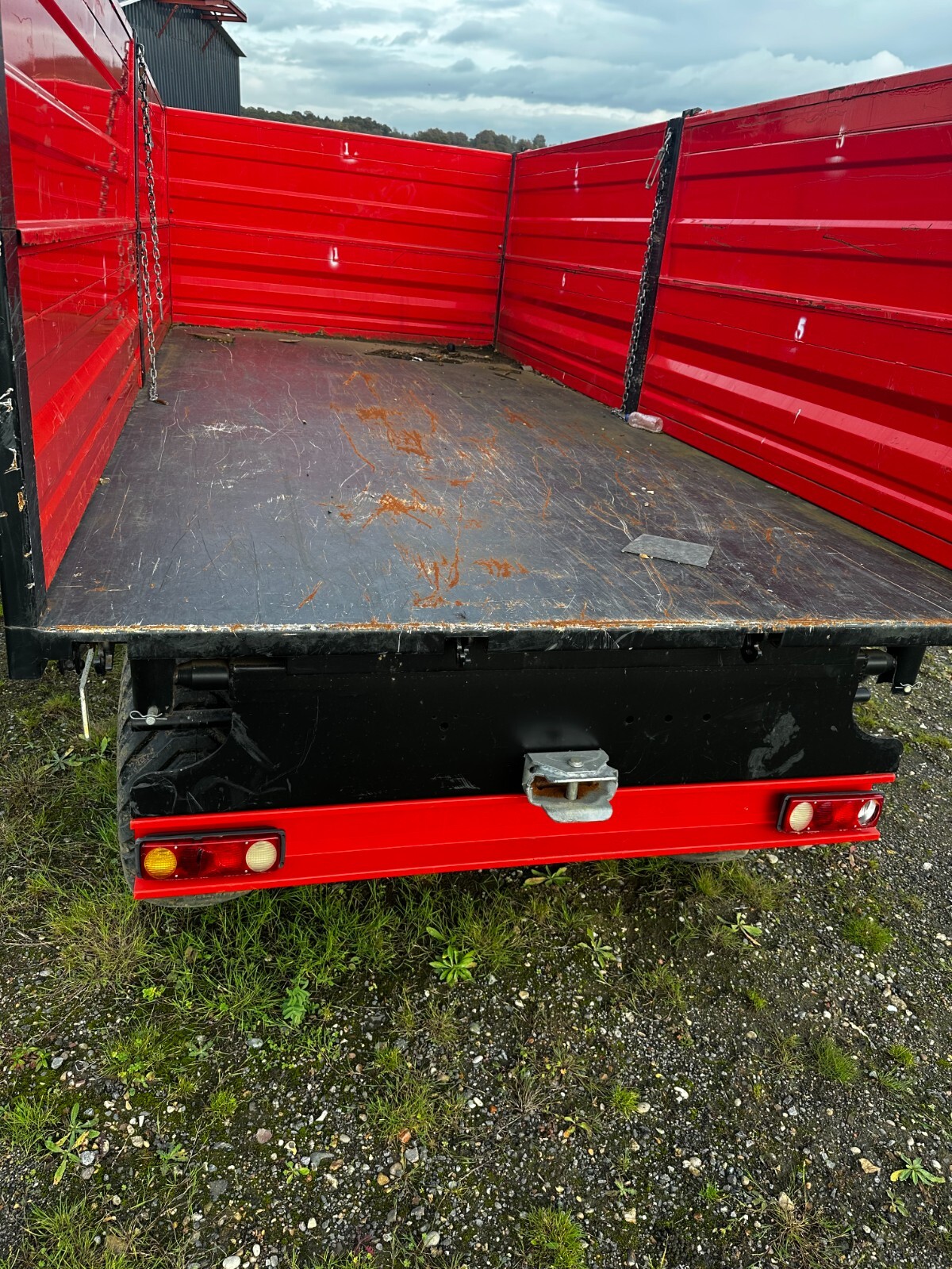 Red Tractor Dump Trailer - Brand New, Never Used - Local Pickup Only 🚜🔴 ...