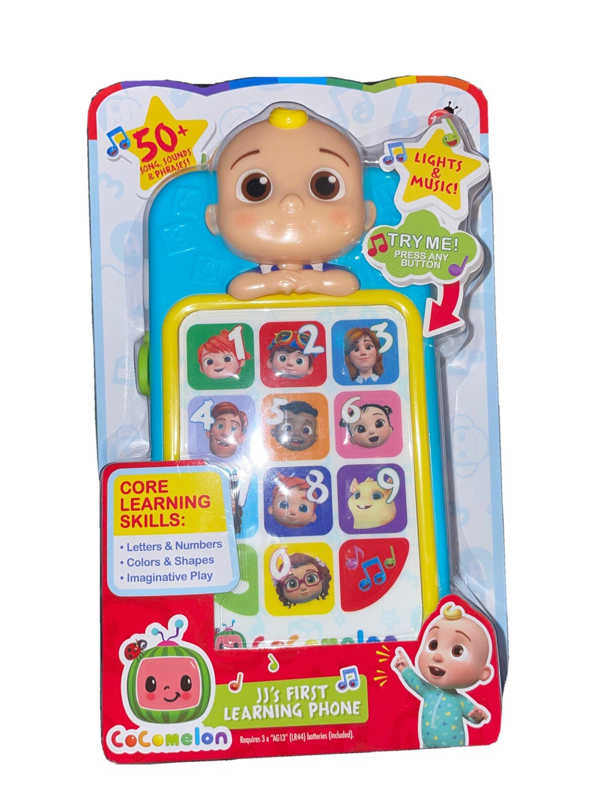 Cocomelon JJ’s First Learning Phone with Lights Sounds Music Toddler ...