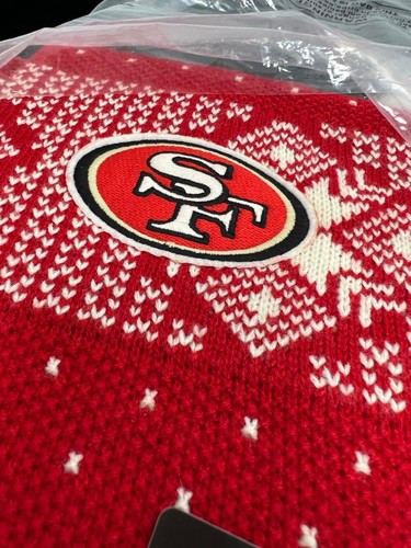 NFL SAN FRANCISCO 49ers Woven Fair Isle Infinity Scarf Official NFL for ...