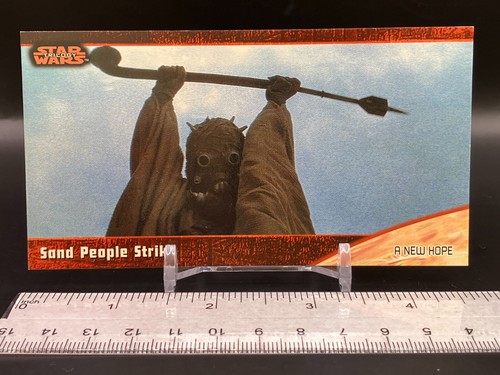 Luke Sand People Star Wars Trilogy Cards TCG Japanese Topps Widevision ...