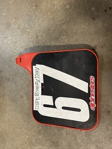 84 HONDA CR 250R CR250 CR 250r Front Number Plate | eBay