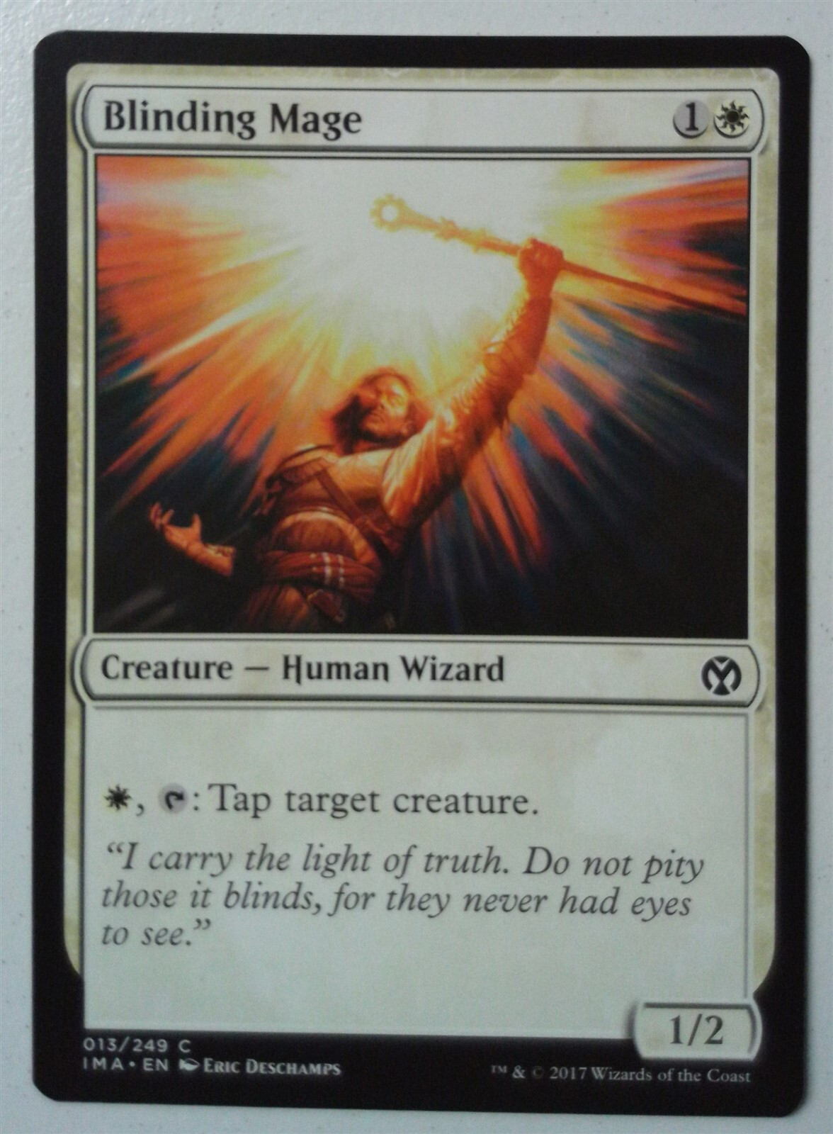 Blinding Mage *PLAYSET* Magic MtG x4 Iconic Masters | eBay