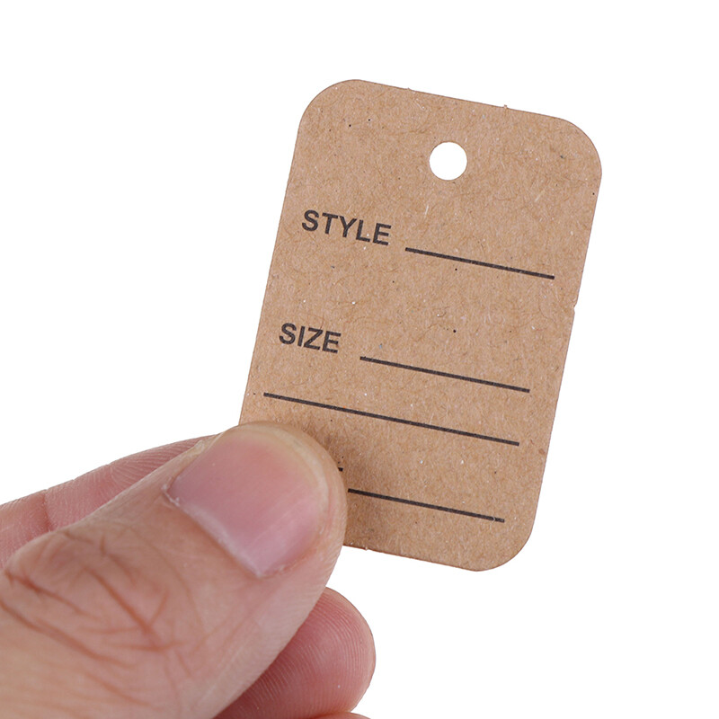 100Pcs Merchandise Display Price Tags Wedding Label Price Tags With ...