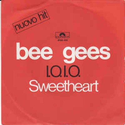 Bee Gees - I O I O Sweetheart [Vinile 7 pollici - 45 Giri] | eBay