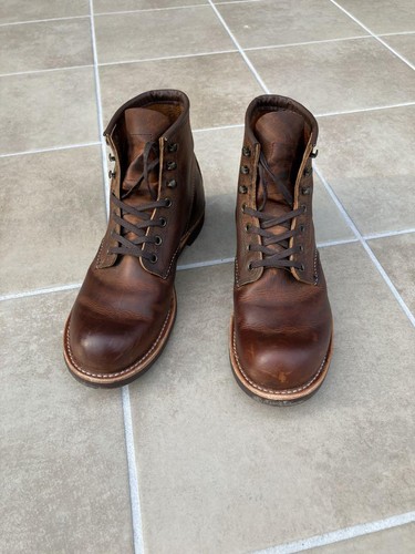 Red Wing Boots 3343 Blacksmith US:8D Leather Brown 048221d | eBay