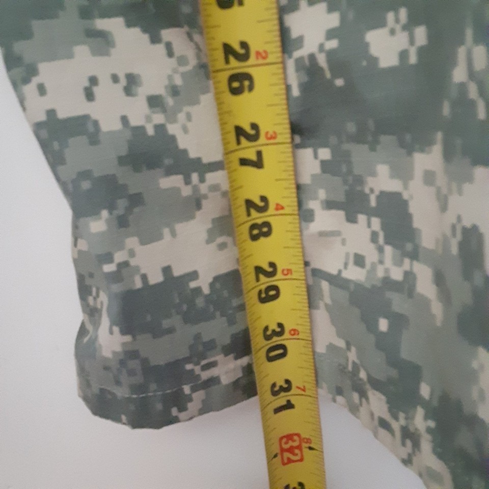 US Army Military Camo ACU Uniform Jacket XL Regular Digital Hot Weather ...