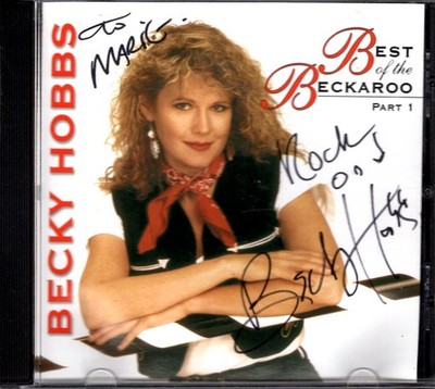 AUTOGRAPHED CD - Becky Hobbs - Best of the Beckaroo - Country Music | eBay