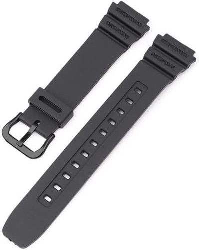 Classic Watch Strap High End Watch Strap 18mm Black Sport Silicone ...