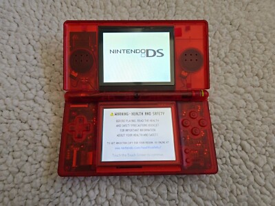 High Quality!!! Nintendo DS Lite Console Clear Red BRAND NEW Shell | eBay