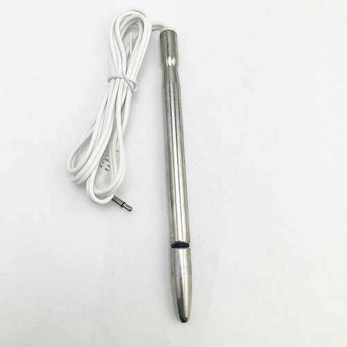 Male Electric E-stim Stretcher Urethral Sounding Rod Penis Plug Dilator ...