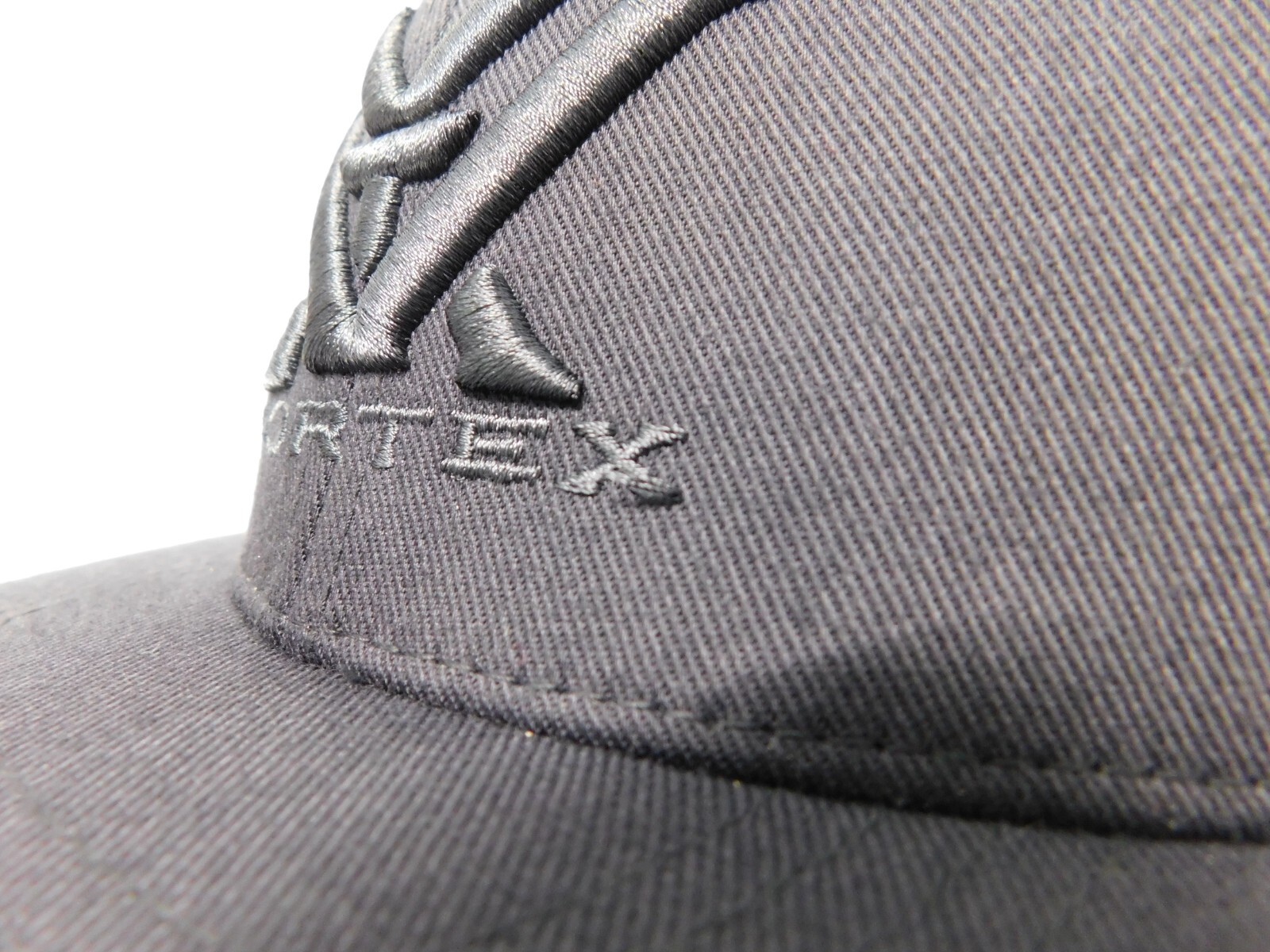 Vortex Optics Logo Embroidered Flexfit Ball Cap Hat Gray w/ Grey Logo ...