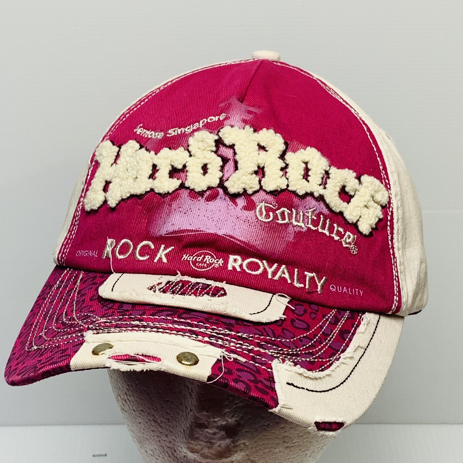 Hard Rock Cafe Couture Singapore Hat Cap Adjustable… - Gem