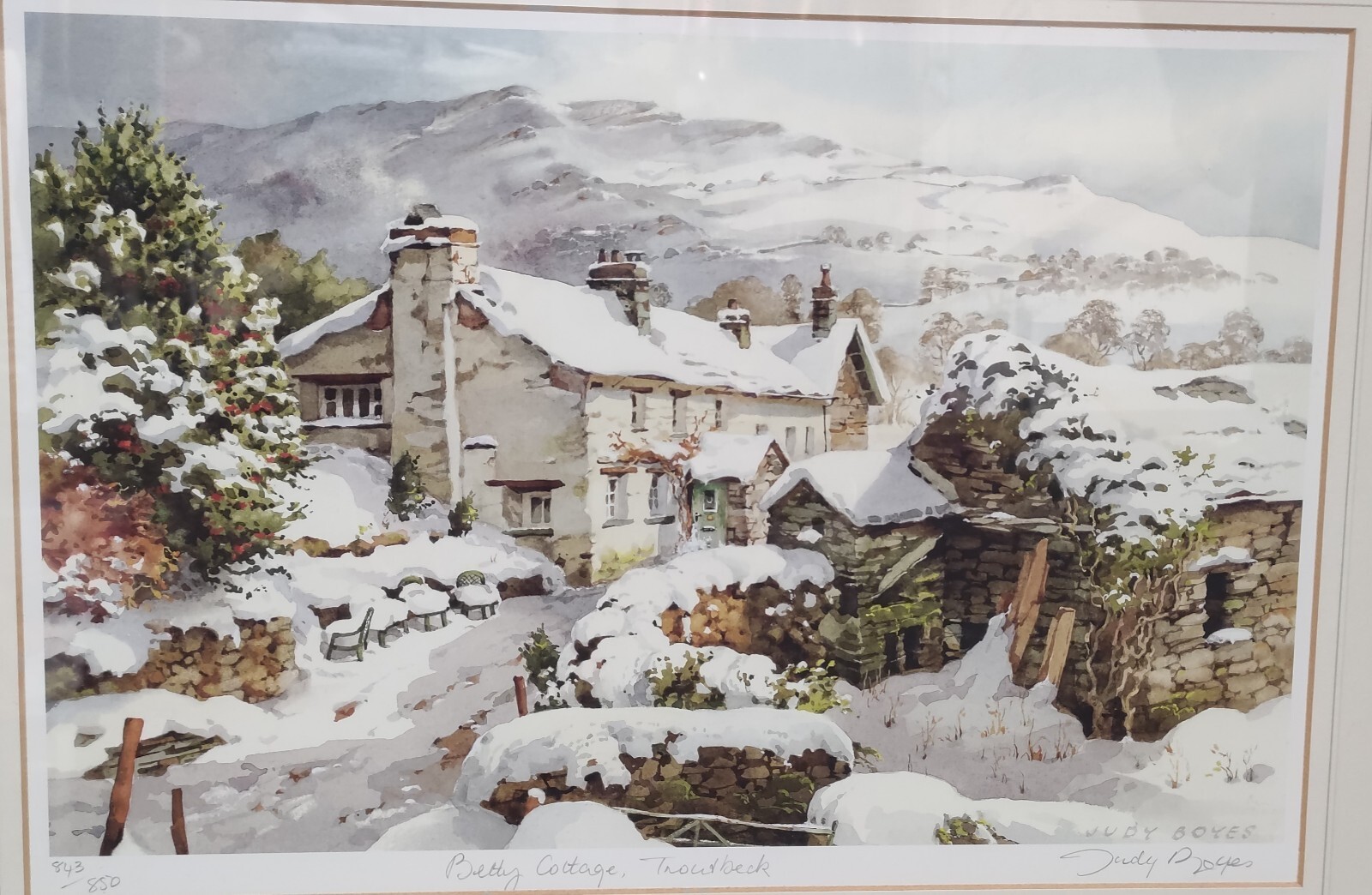 JUDY BOYES Original Prints Signed Framed, Various Designes Please ...